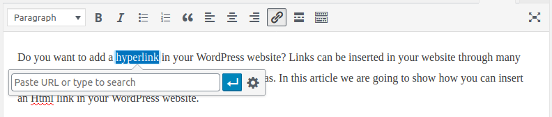 How To Insert HTML Link In WordPress? – PHP ROUTE